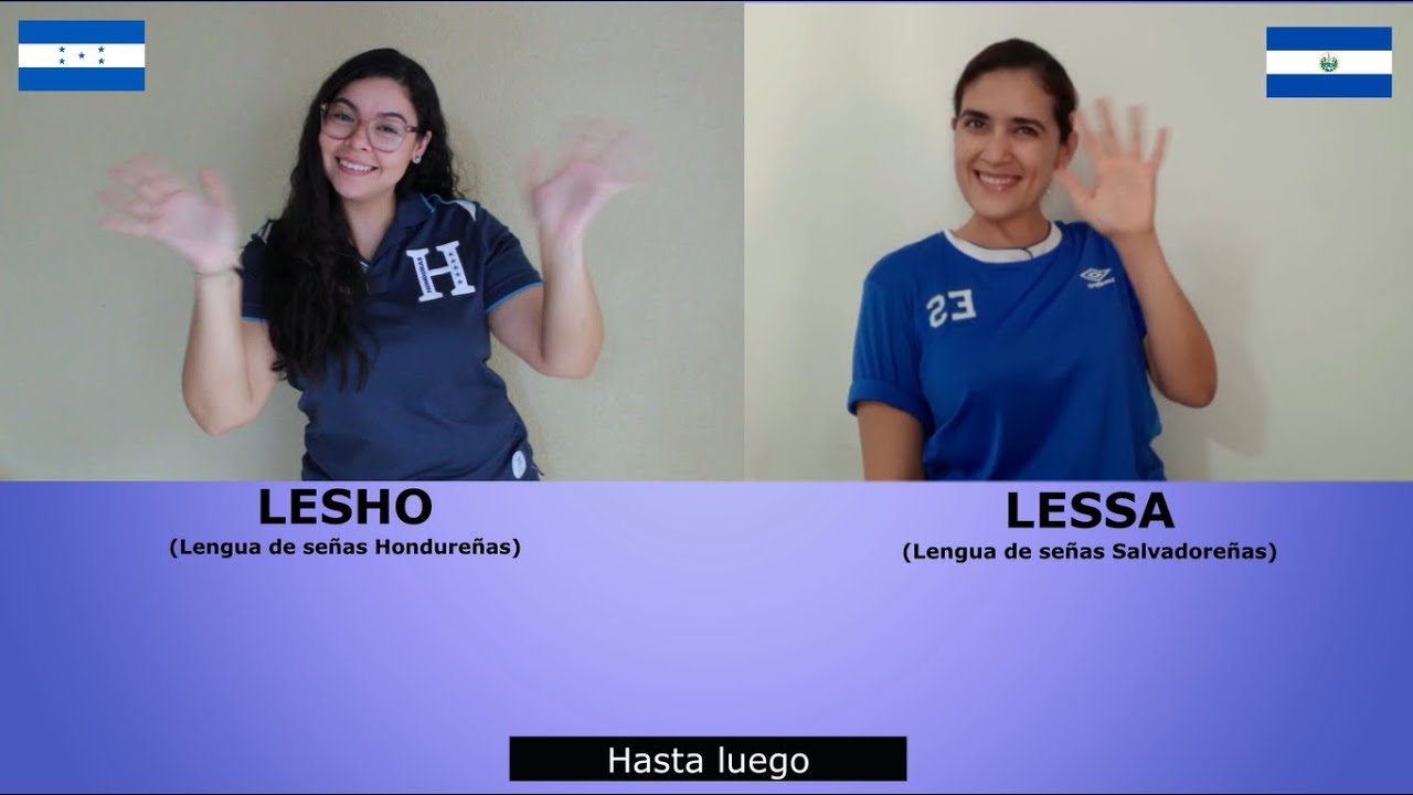 Lengua de Señas Honduras vs. El Salvador - YouTube