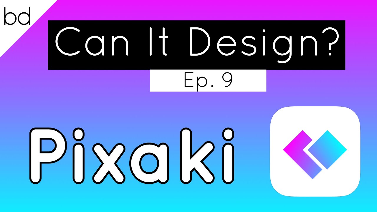 Pixaki Can It Design Pixel Graphics on iPad - YouTube
