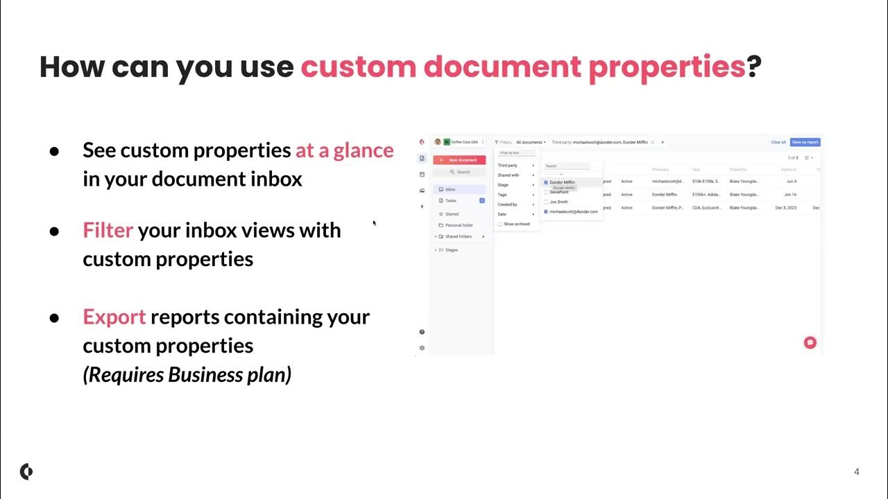Webinar: Custom Document Properties in Concord - YouTube