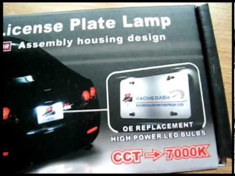 LED License Plate Lamp Lights Lexus IS200 IS300 ES300 RX300 RX330 LS GS ...