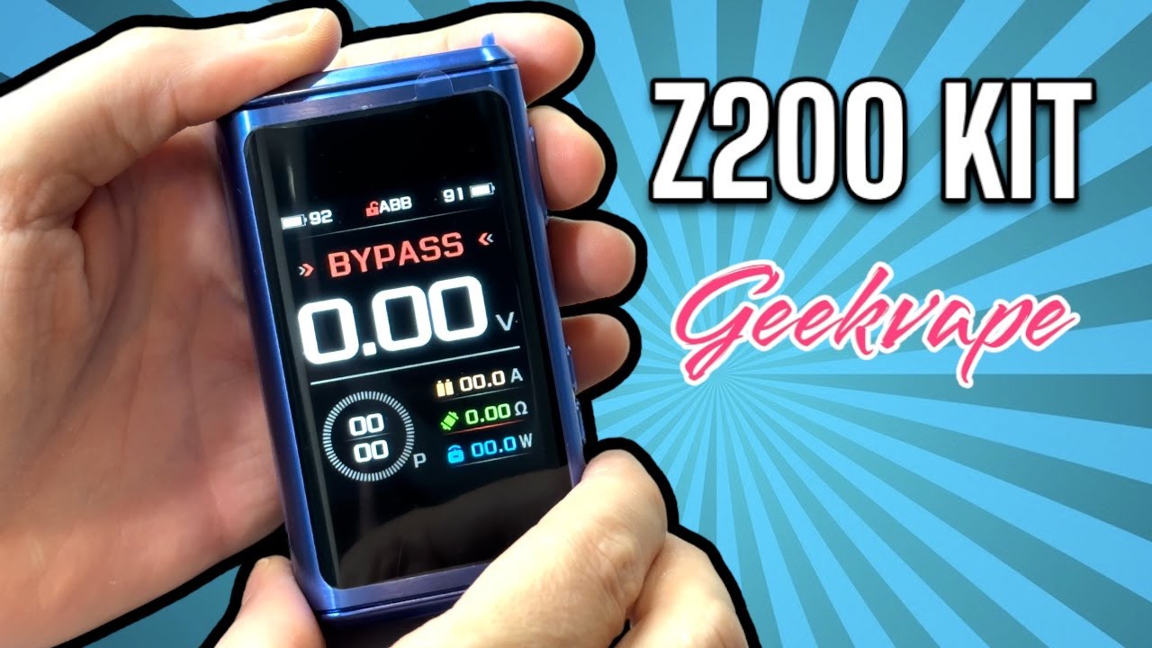 GEEKVAPE Z200 KIT al DETALLE - YouTube