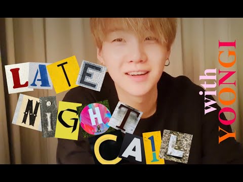 late night call with yoongi (fake subs)