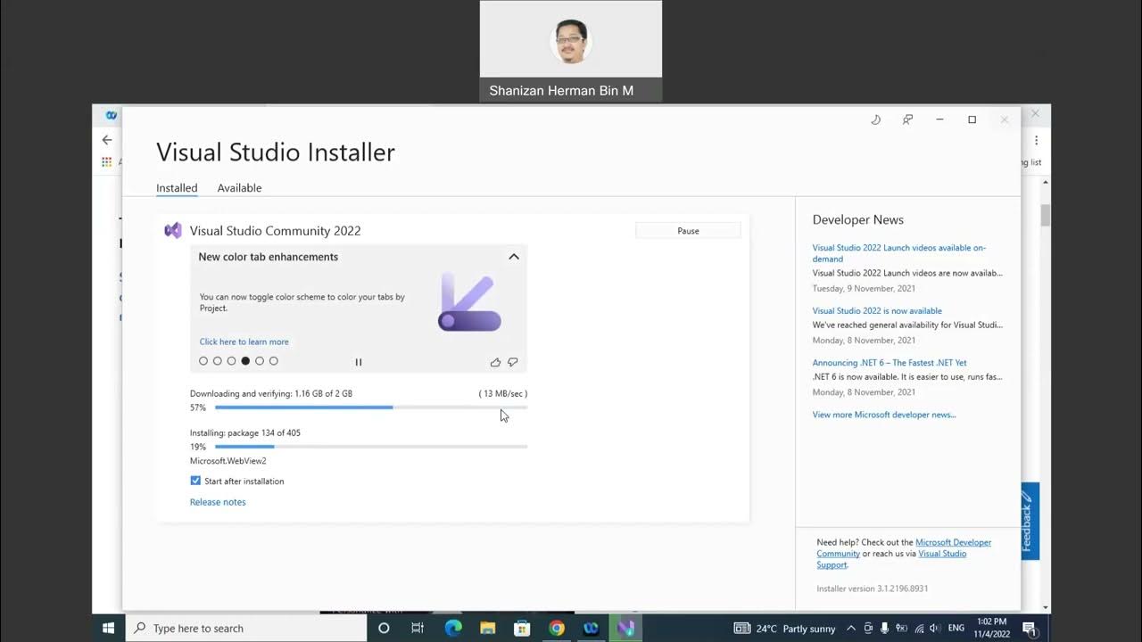 Microsoft Visual Studio 2022 Installation - Visual Basic - YouTube