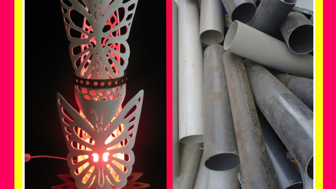 How to DiY Butterfly Lamp Shade - YouTube
