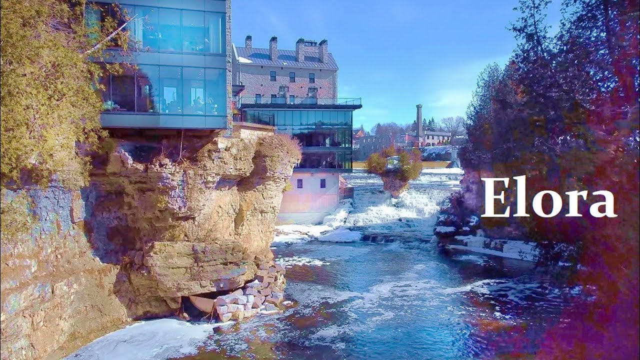 Discover Canada 🇨🇦 ELORA Ontario - Gorge Winter Natural Areas in Grand ...