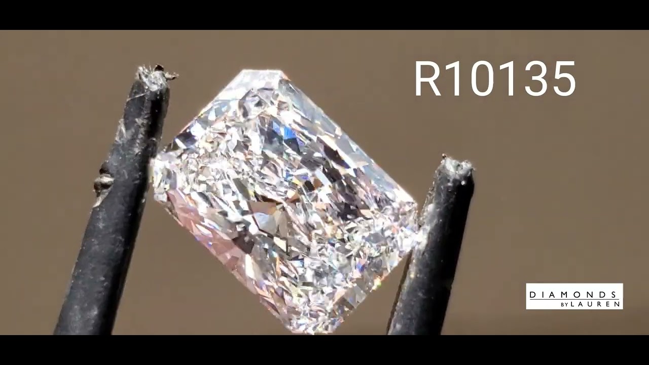 Lab Grown Radiant Diamond- super well cut - YouTube
