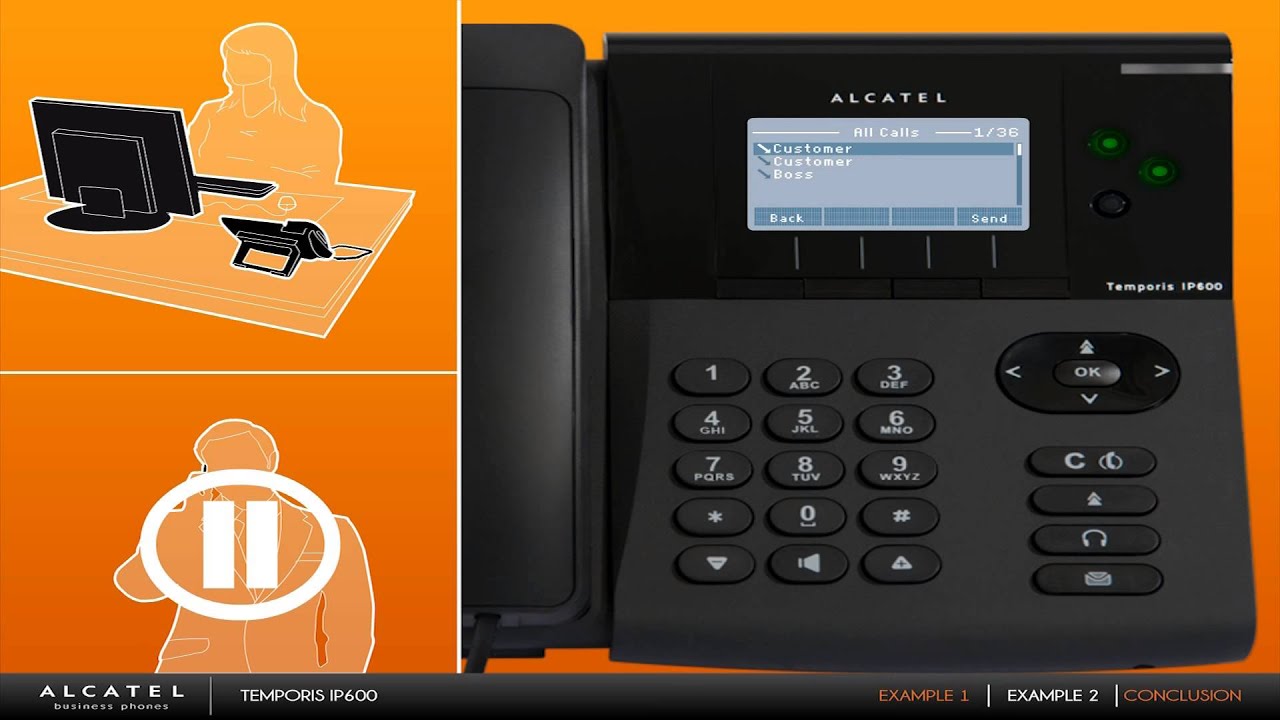 Alcatel Temporis IP 600 (english) - YouTube