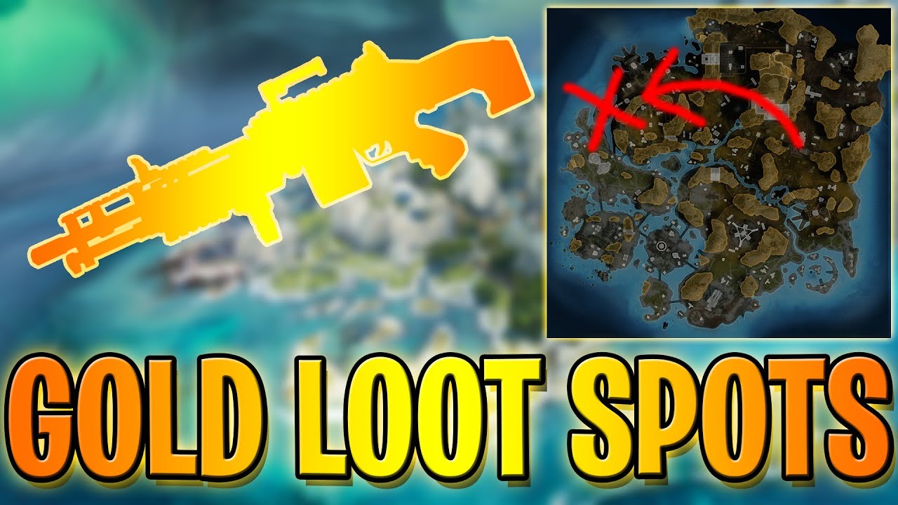 Storm Point Gold Weapons And Loot Spots S13 - YouTube