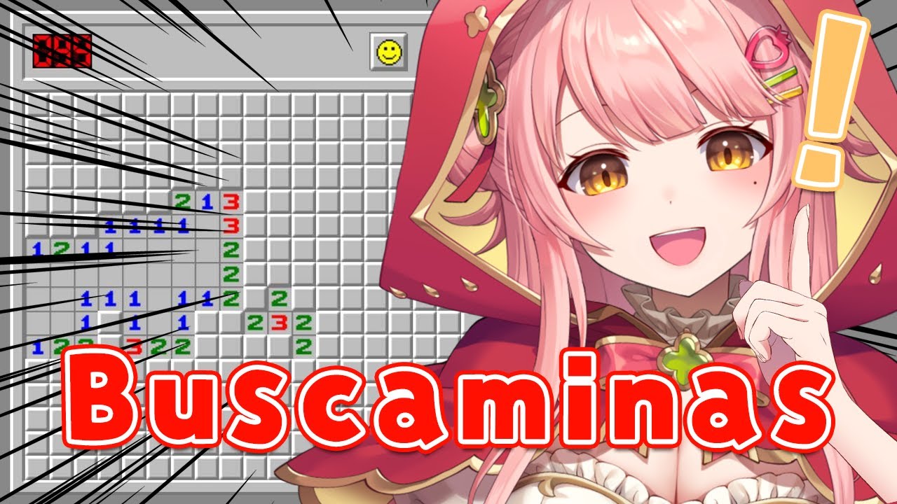 【Buscaminas】数字パズルに挑戦！El juego favorito de todos！【Merun Ch. 森野めるん】 - YouTube