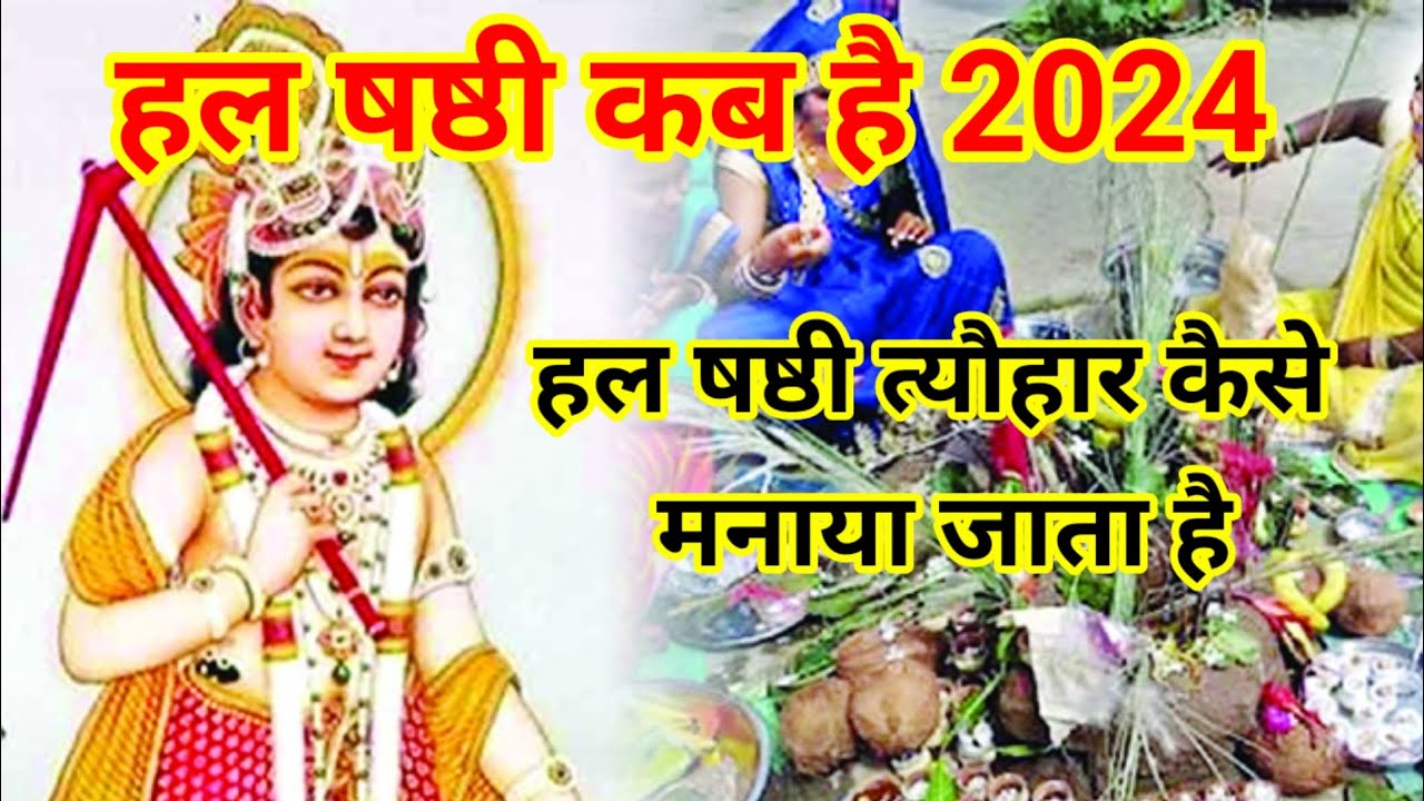 हल छठ 2024 कब है। Hal Chhath 2024. हल षष्ठी 2024। Halshashti 2024. ललही ...