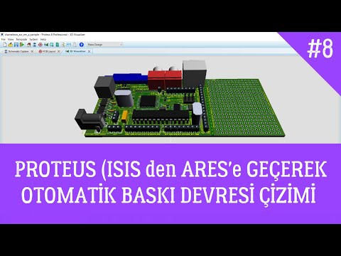 ISIS den ARES'e GEÇEREK OTOMATİK BASKI DEVRESİ ÇİZİMİ