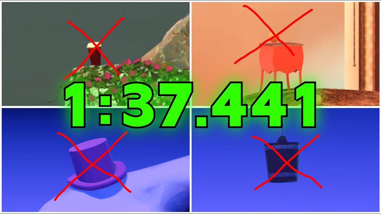 Getting Over It - NoProp% in 1:37.441 (World Record) - YouTube