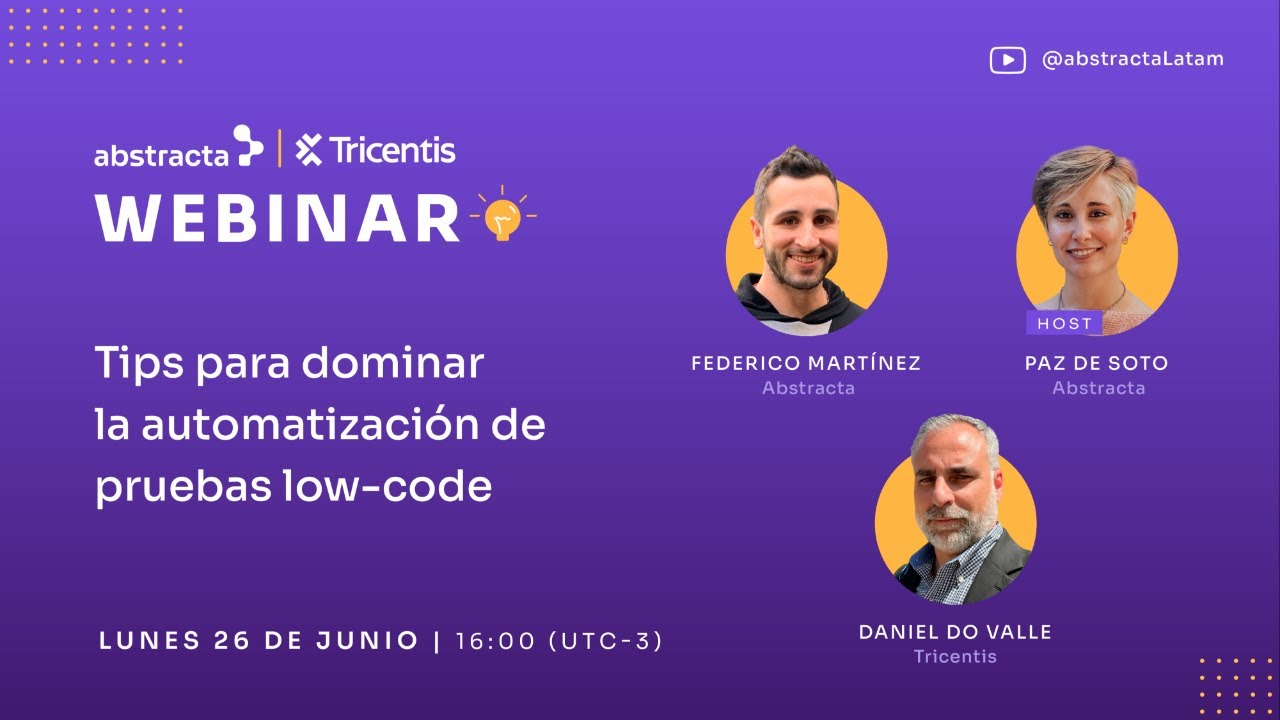 Tips para dominar la automatización de pruebas low-code - YouTube