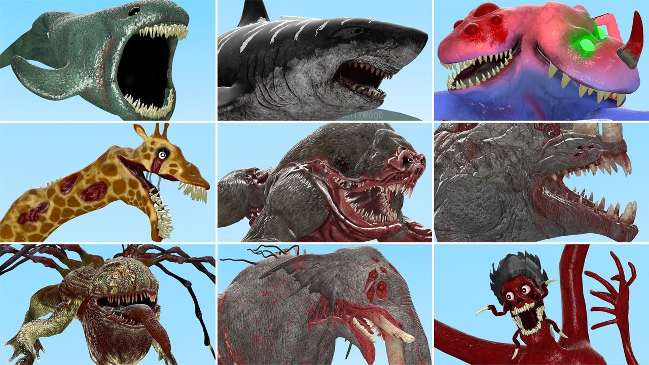 I FOUND OLD VS NEW MUTATED ANIMALS ZOOCHOSIS & ZOONOMALY & DEEPSEA ...