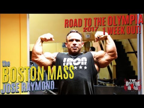 JOSE RAYMOND 2017 OLYMPIA PREP - LEGS 1 WEEK OUT! - YouTube