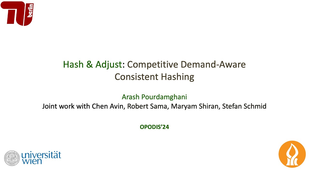Hash & Adjust: Competitive Demand-Aware Consistent Hashing - YouTube