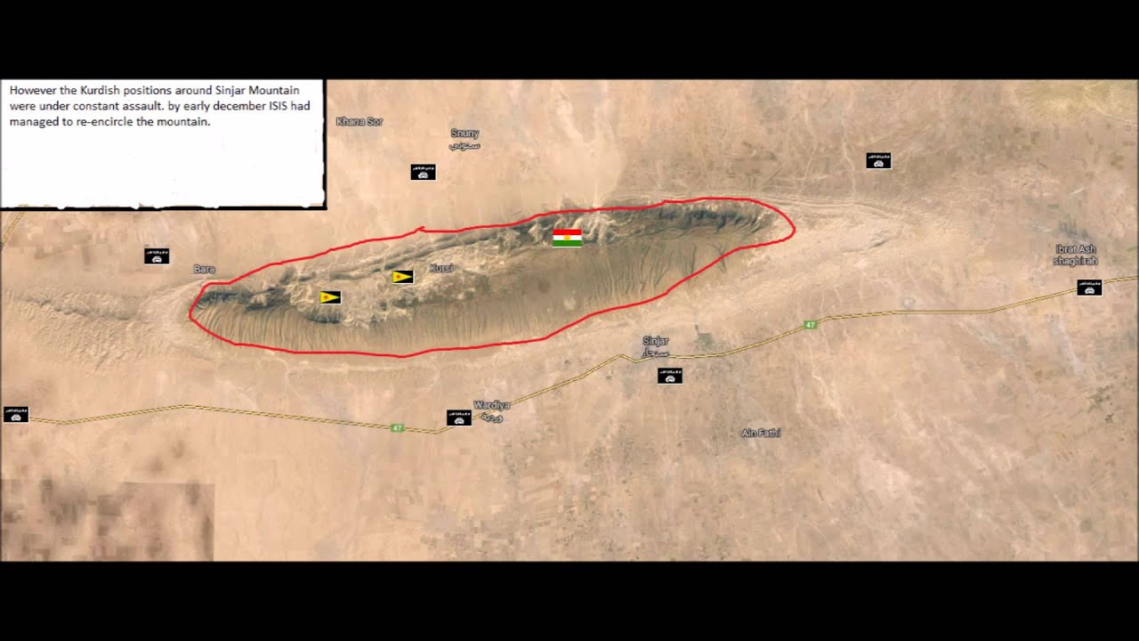 The battle of Sinjar explained 2014-11/3/2015 - YouTube