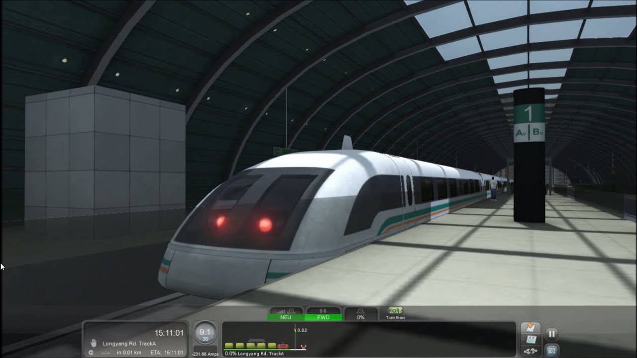 Train Simulator 2016 HD: Shanghai Maglev Transrapid Round Trip Cab Ride ...
