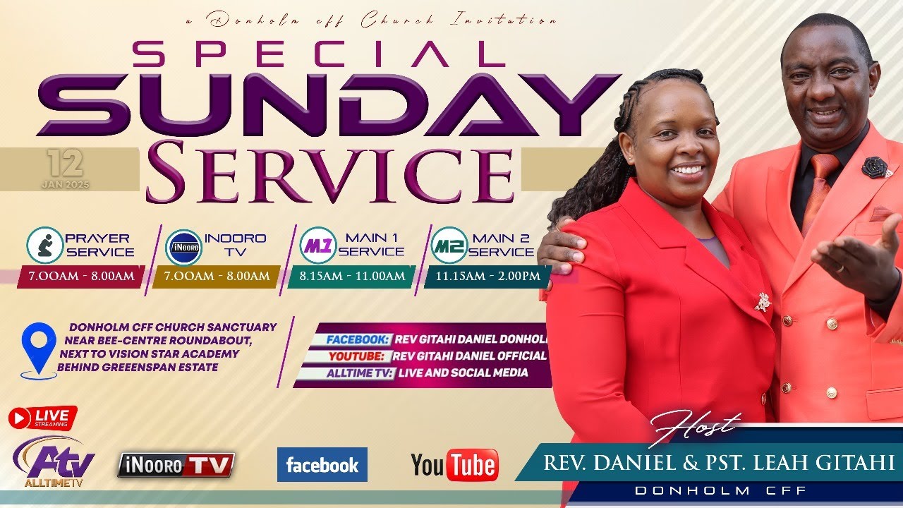 SPIRITUAL UNREST - REV. GITAHI DANIEL || MAIN TWO - SUNDAY SERVICE ...