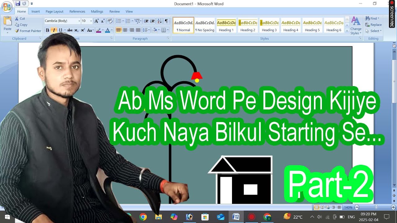 Shape Design Ms Word Program (Light)................ Part-2 - YouTube