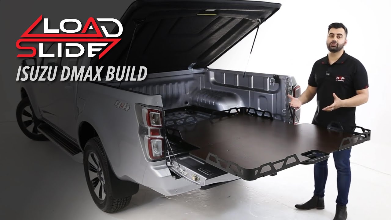 Isuzu Dmax Build Episode 2 Silverback Hardlid and Loadslide - YouTube