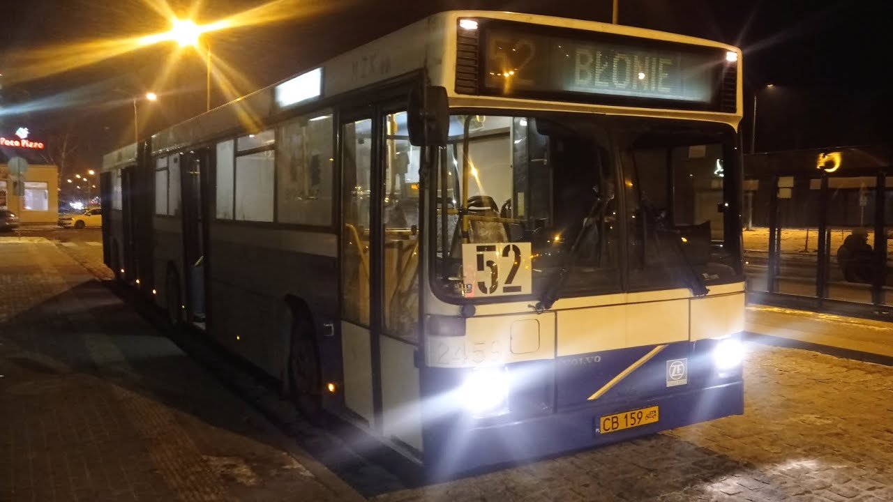 Volvo B10MA #2459 na linii 52 Błonie - Podkowa - YouTube