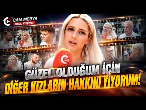 GÜZEL OLDUĞUM İÇİN DİĞER KIZLARIN HAKKINI YİYORUM! KAVGA ÇIKTI, MUHABİR ÇILDIRDI! Sokak Röportajları