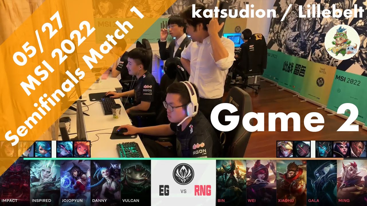 EG(jojopyun アーリ) VS RNG(Bin ガングプランク) Game 2 ハイライト - MSI 2022 Semifinals by YAMA - YouTube