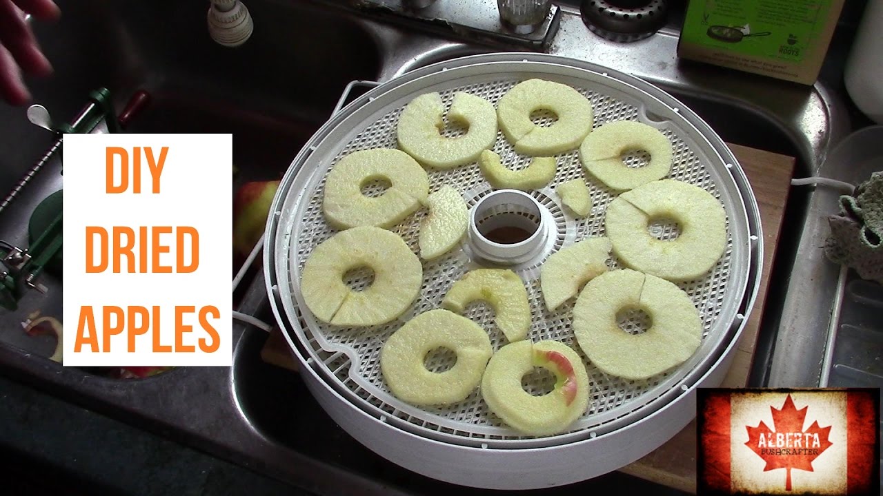 DIY Backpacking Meals! How To Make Dried Apples - YouTube