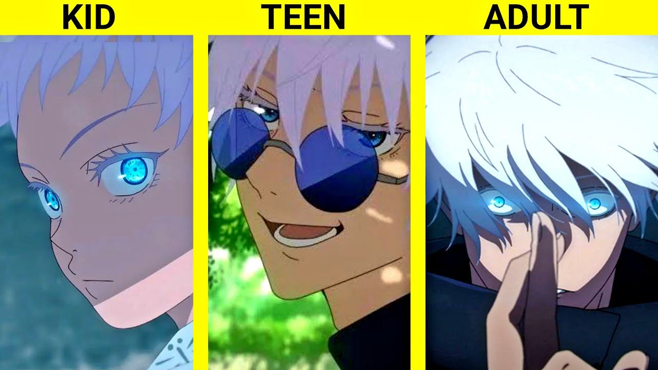 How to draw Gojo Satoru All Ages 🔥 Jujutsu Kaisen - YouTube