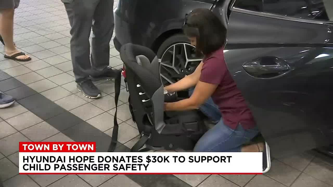 Town by Town: Child car safety and food insecurity donation, Agawam ...