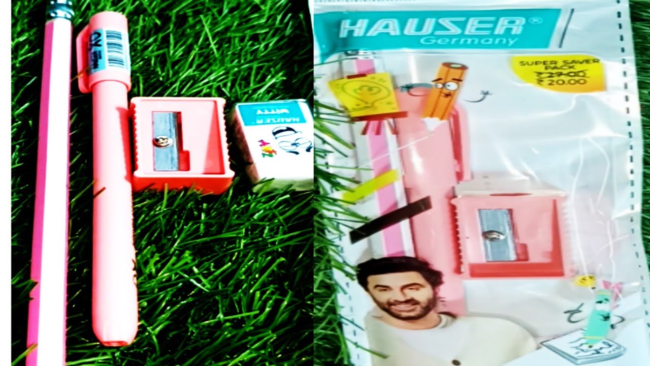 hauser XO statonery kit 20rs for return gift. Best pencil kit. pencil ...