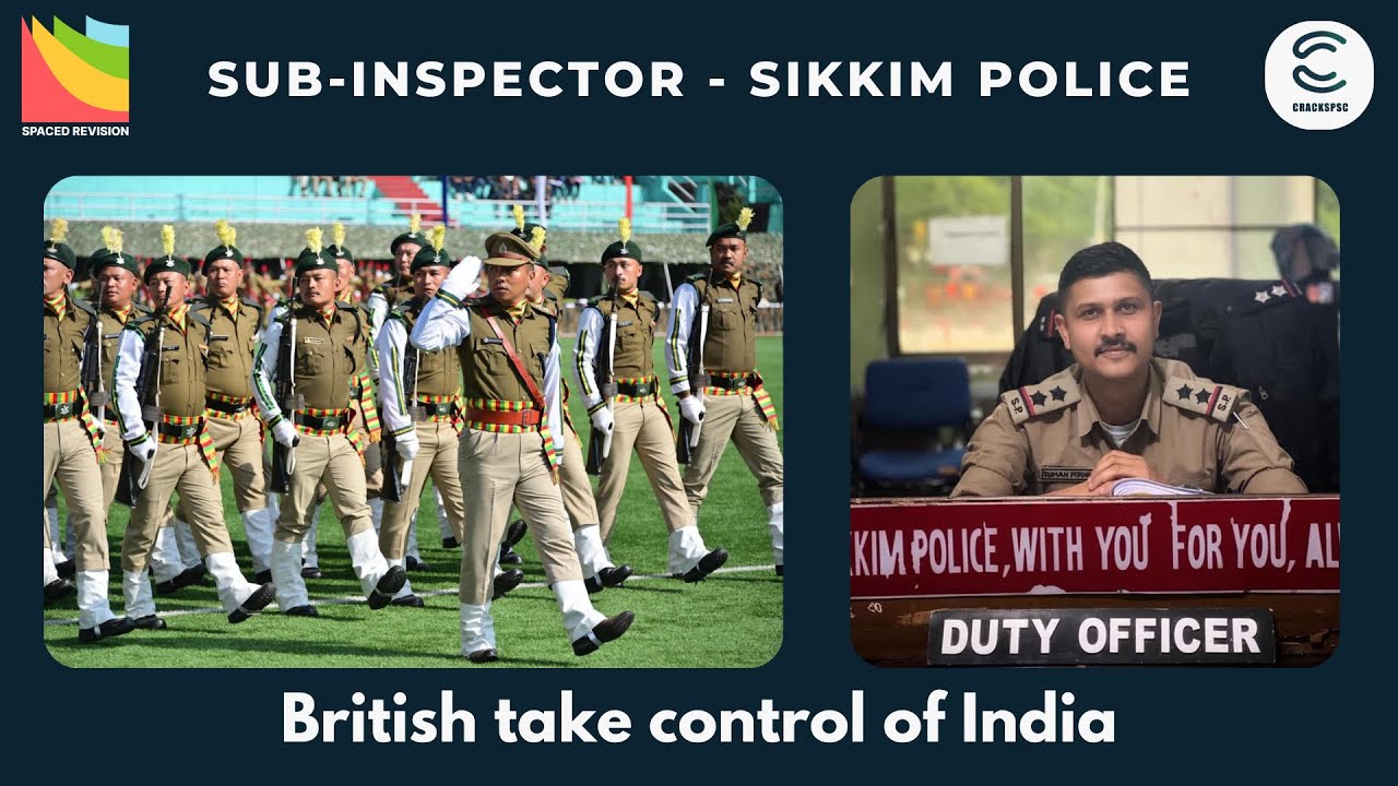 SI Police Class II - British take control of India - YouTube
