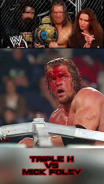 Triple H vs Mick Foley - 2000 No Way Out Highlights #wwe #hellinacell #tripleh #hhh #mickfoley ...