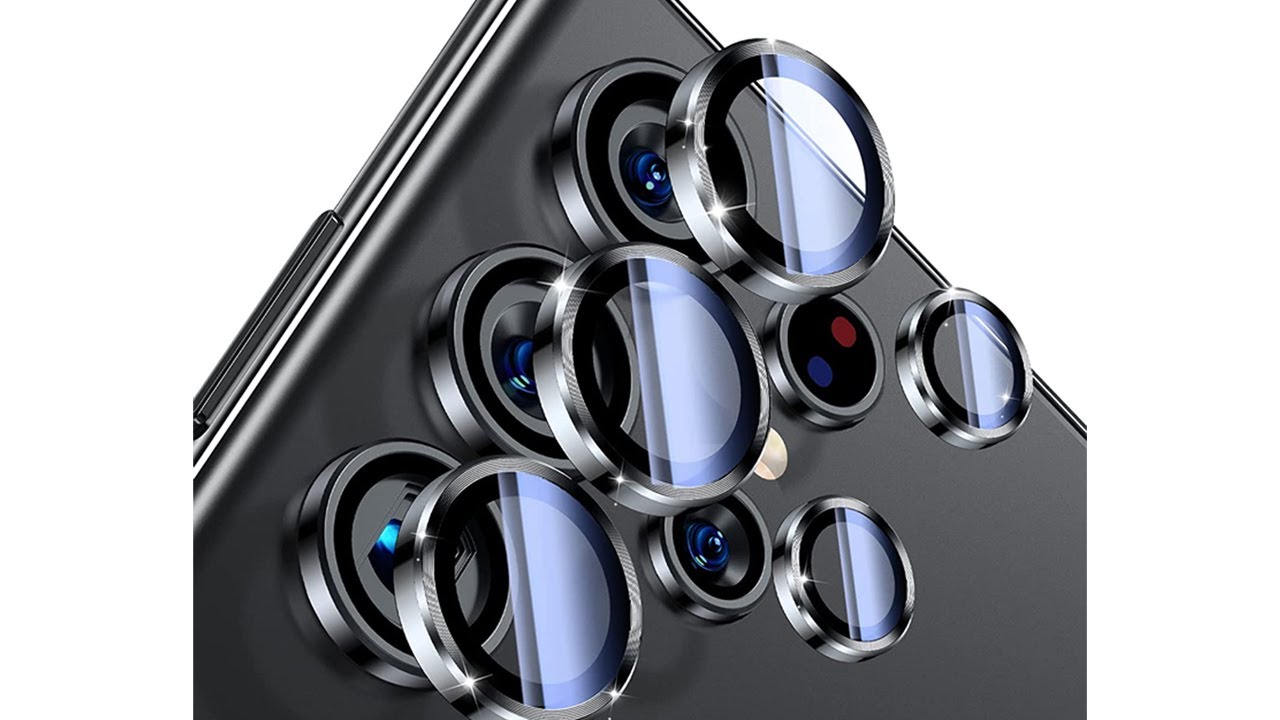 UniqueMe Single Circle Camera Lens Protector for Samsung installation ...