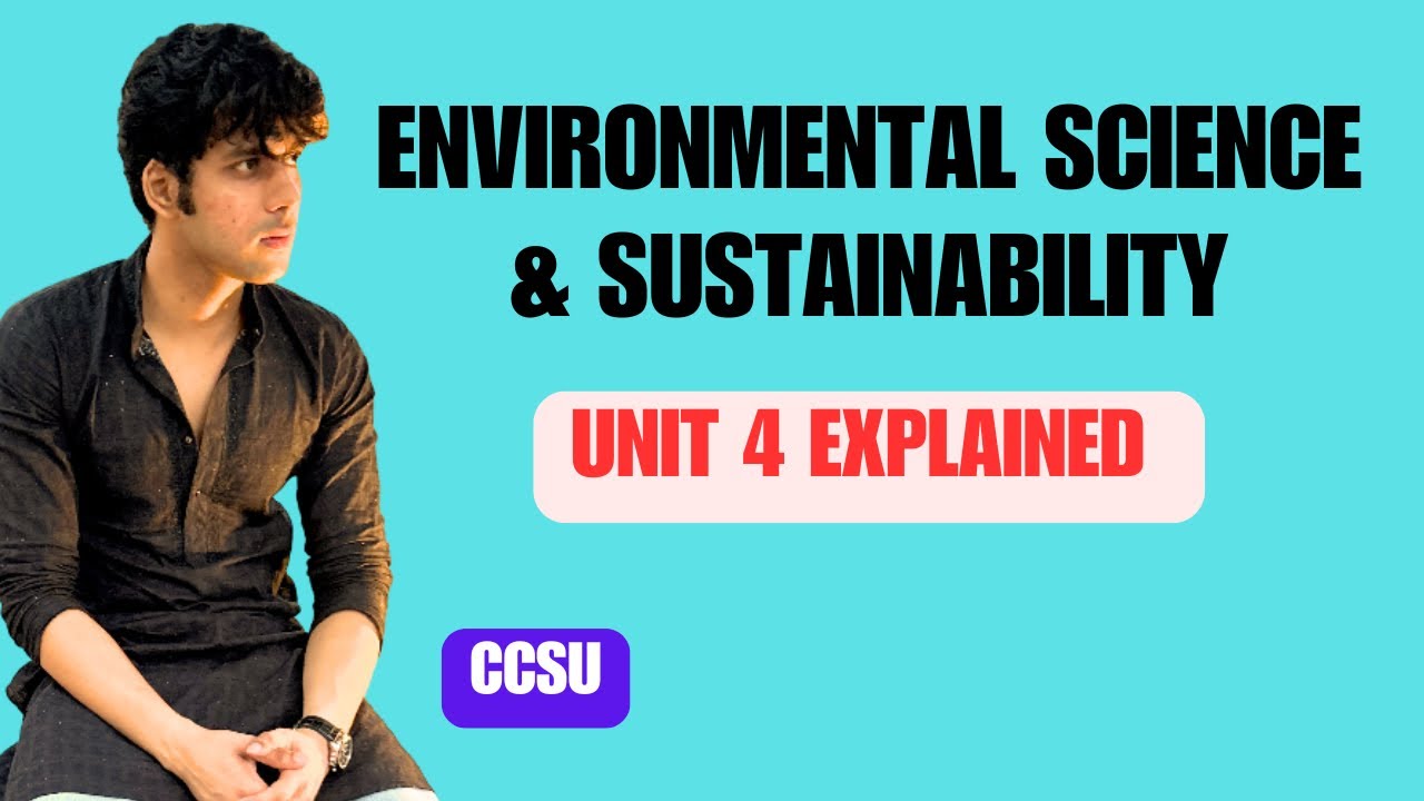 Environmental Science and Sustainability | Unit 4 Explained for BBA 1st ...