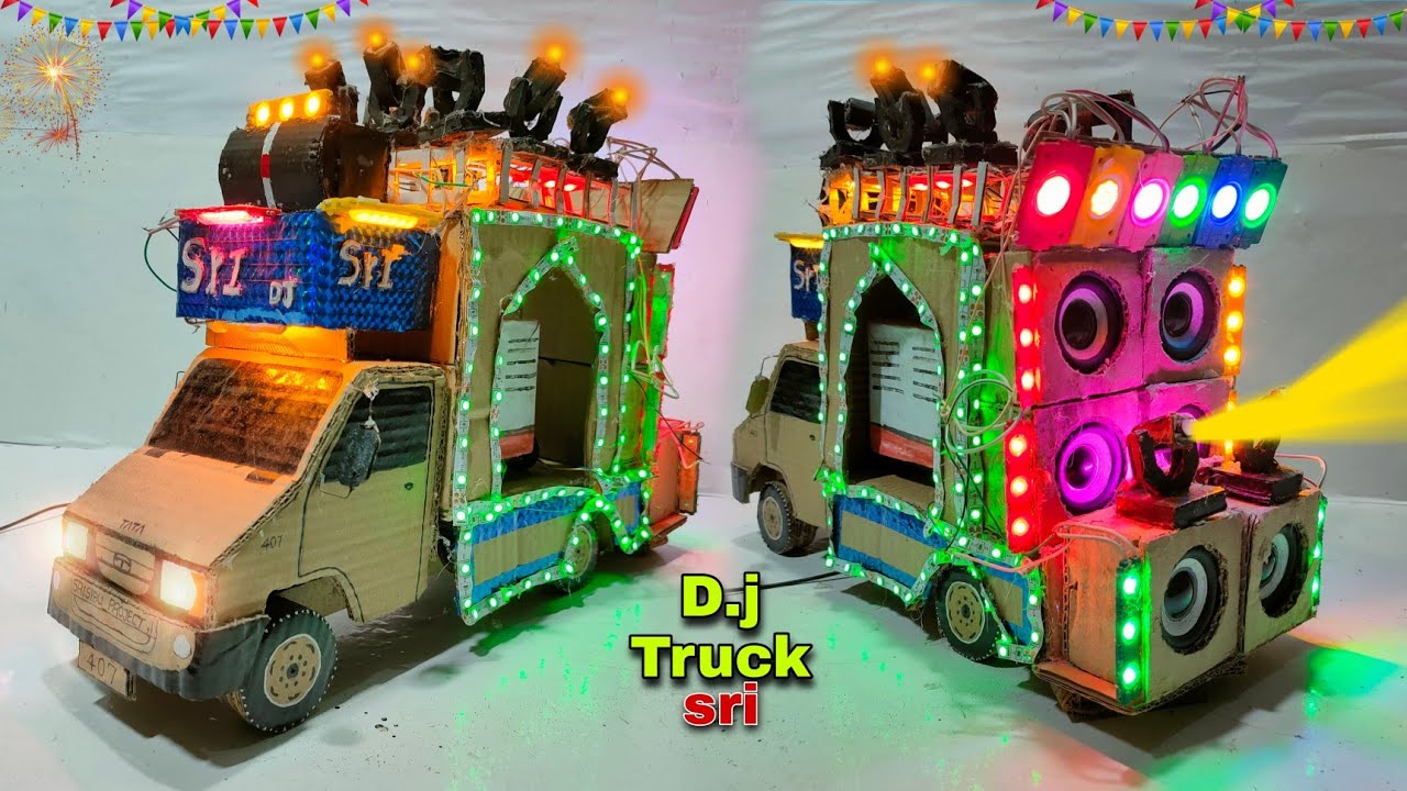 Eicher Dj Loading || Dj Truck kese banaye At Home | Dj Sri making | Dj ...