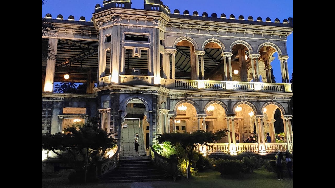 The Ruins (Mansion) at night on 360° degree view, situated in Talisay ...