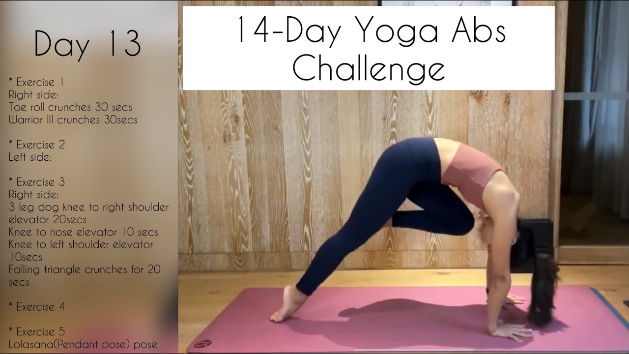 Day 13: Toe rolls + transverse abs | 14-Day Yoga Abs Challenge | Smart ...