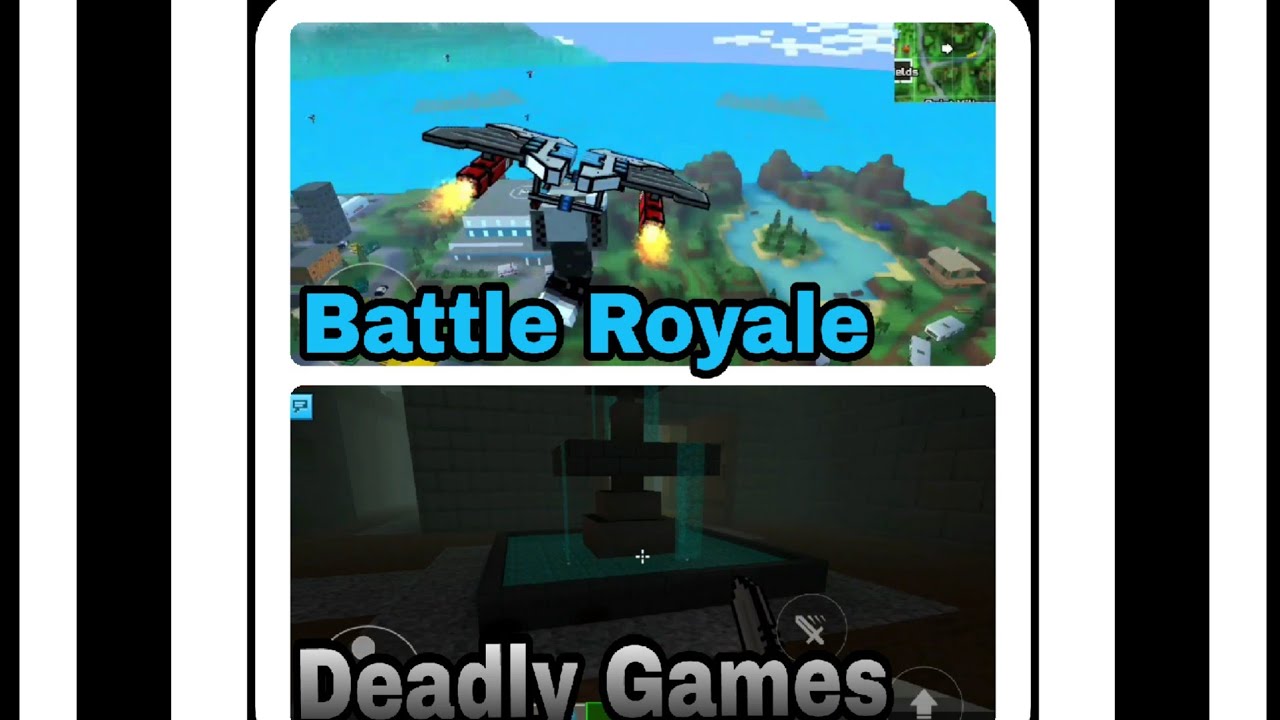 Battle Royale Vs Deadly Games-Pixel Gun 3D - YouTube