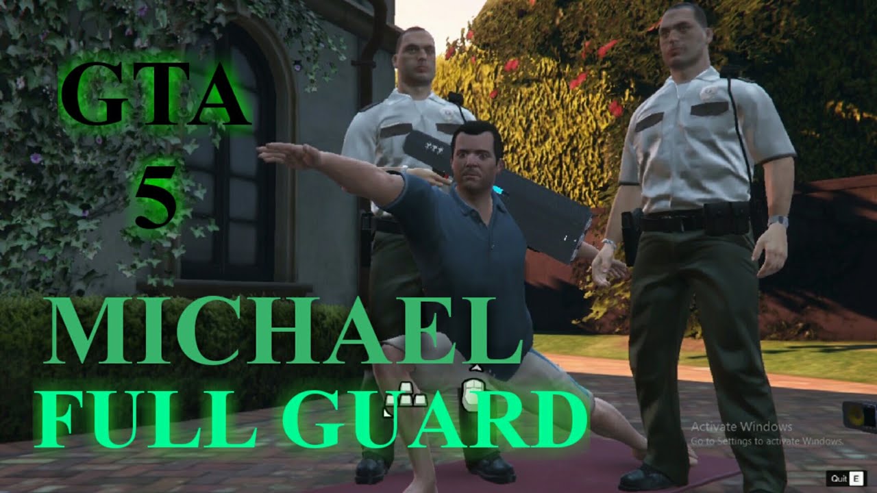 gta 5 Michael full security guards, - YouTube