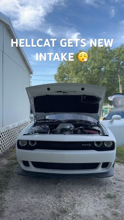 Friends Hellcat Gets a New JLT Intake 😮‍💨#hellcat #srt #cars - YouTube