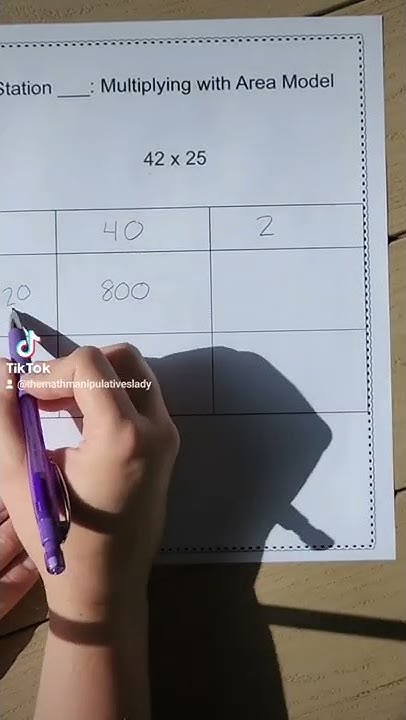 Multiplying with Area Model - YouTube