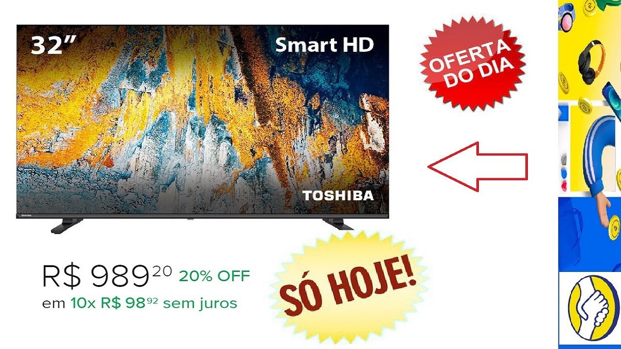 Smart Tv Dled 32 Hd Toshiba 32v35l Vidaa Hdmi Wi-fi - Tb016m OFERTA por ...