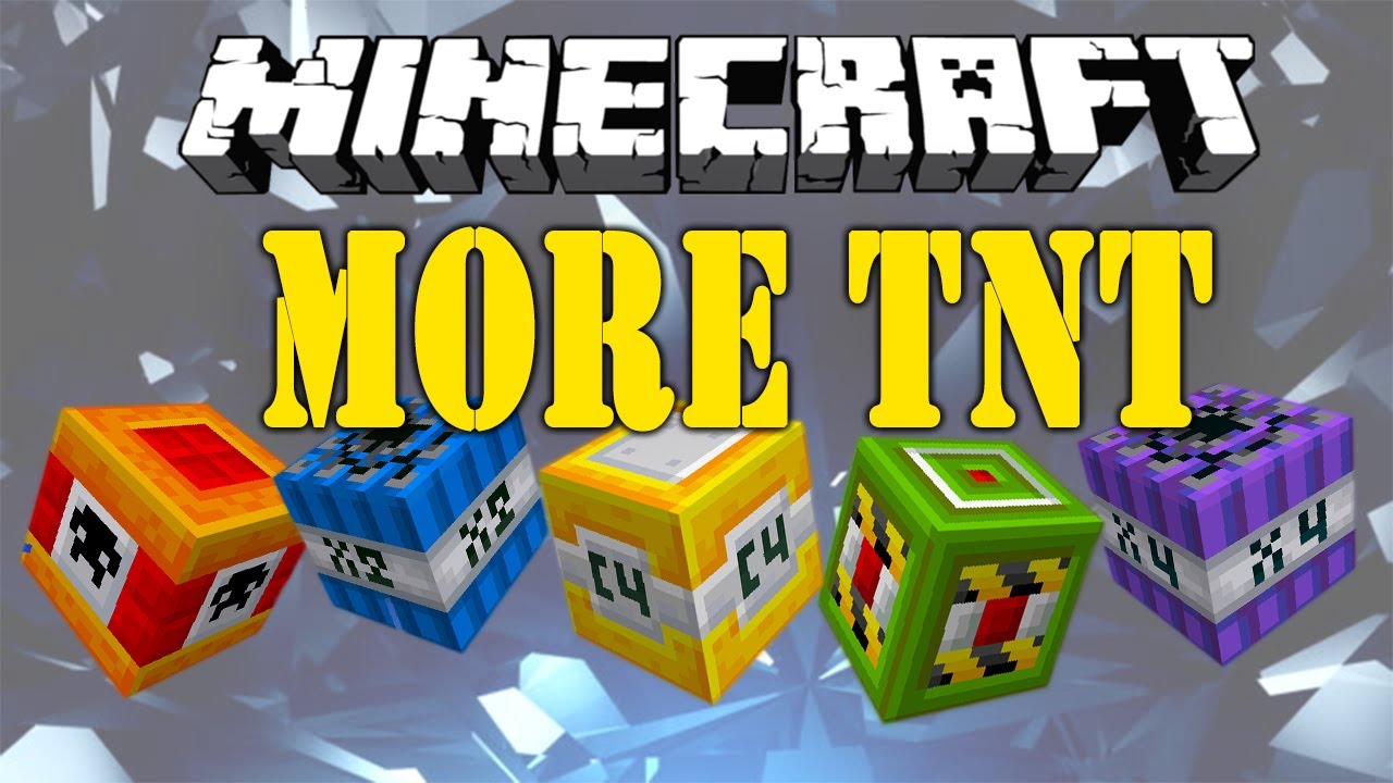 MINECRAFT: More TNT with More power (More TNT Add-on 1.12+) - YouTube