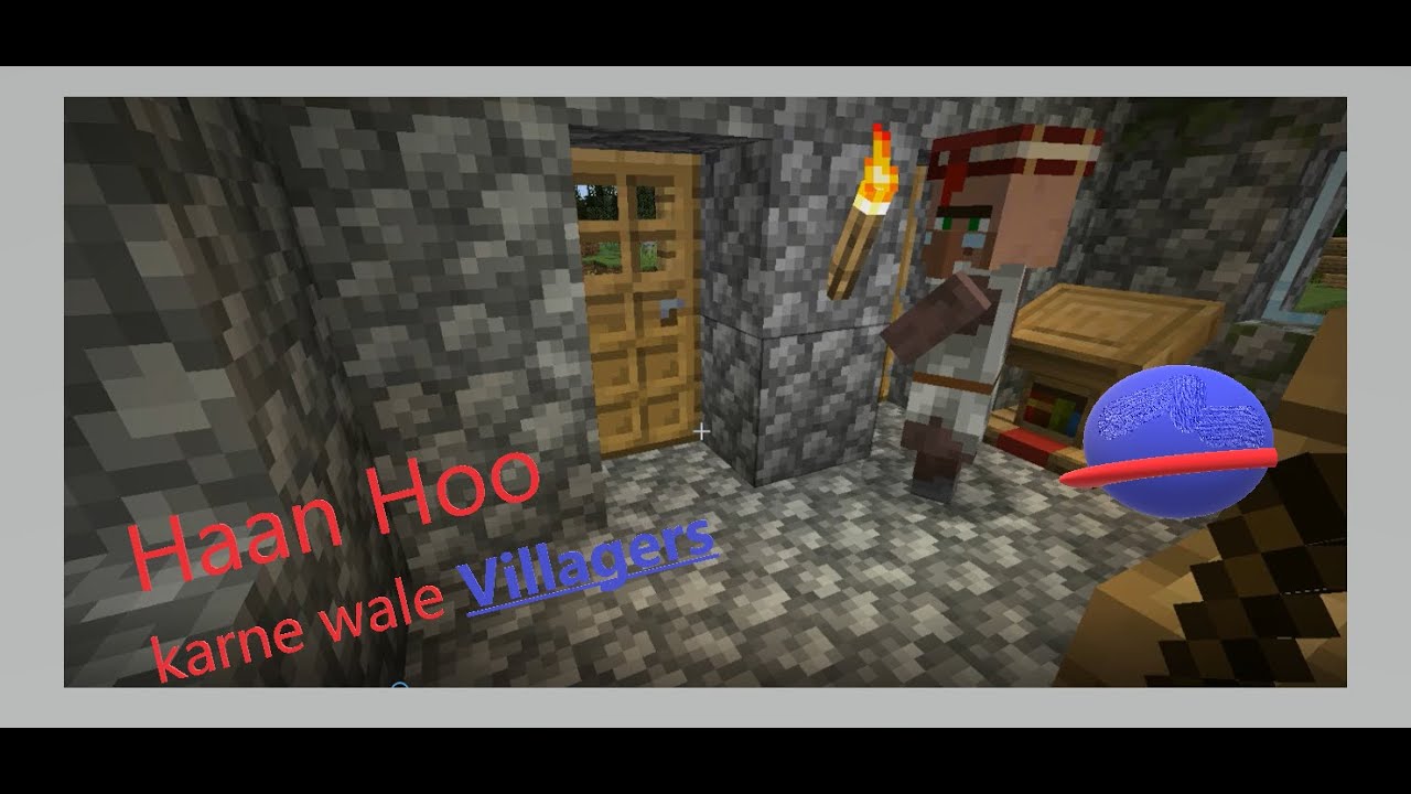 Minecraft:Haan Hoo karne wale villagers🤬😡 - YouTube