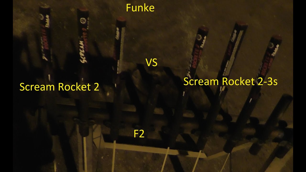 Funke Scream Rocket 2 vs Scream Rocket 2-3stage [F2 Version] - YouTube