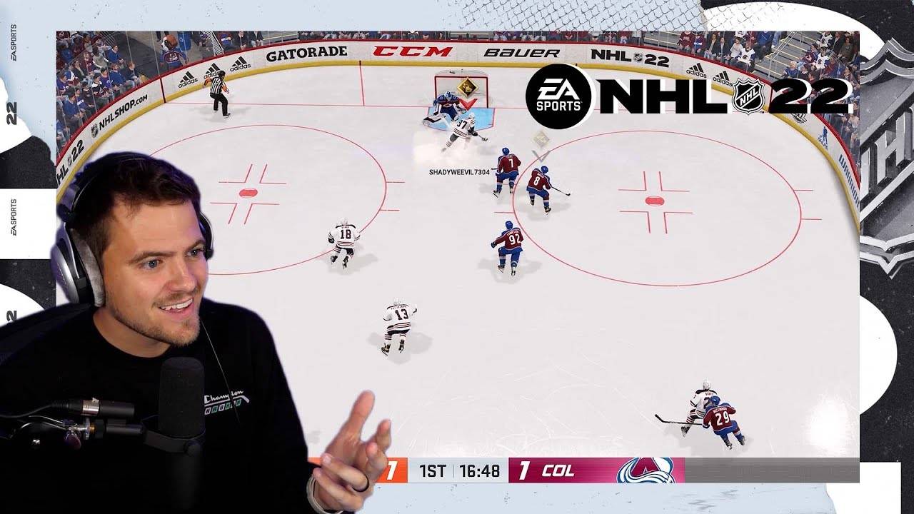 NHL 22 OVERHEAD GAMEPLAY *FIRST LOOK* - YouTube