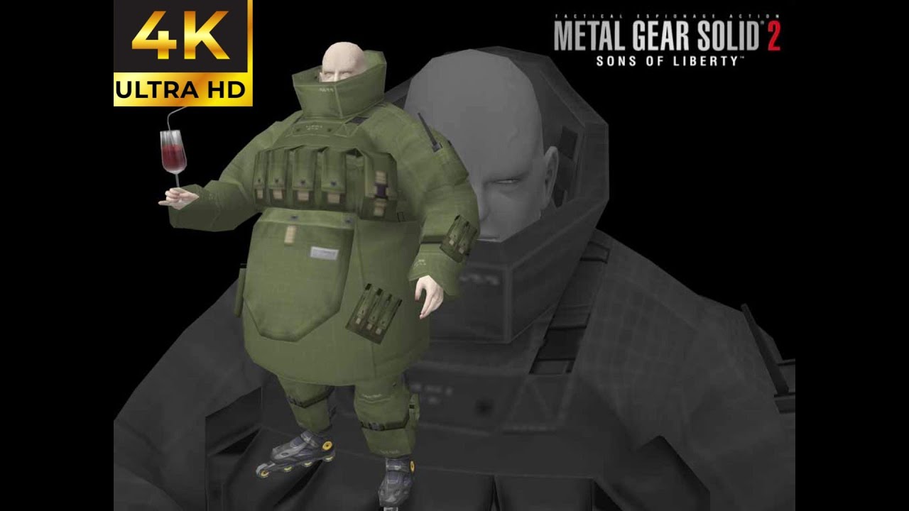 Metal Gear Solid 2 sons of liberty - Fatman Boss Fight (4K) - YouTube