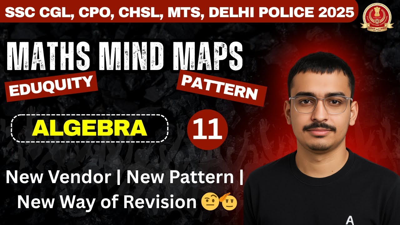 SSC Maths Mind Maps For Quick Revision | Algebra | New Eduquity Pattern ...